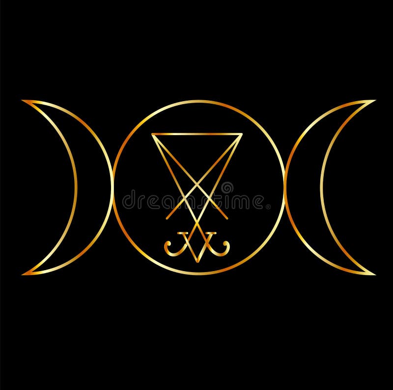 Símbolo De Lúcifer - Símbolo Do Deus Satânico Lúcifer Em Prata ...