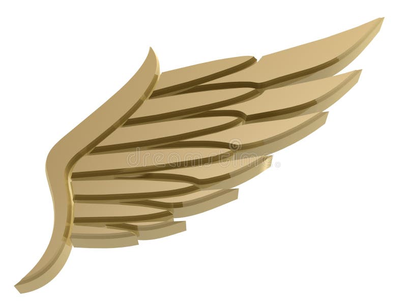 Símbolo del ala stock de ilustración. Ilustración de santo - 5183975
