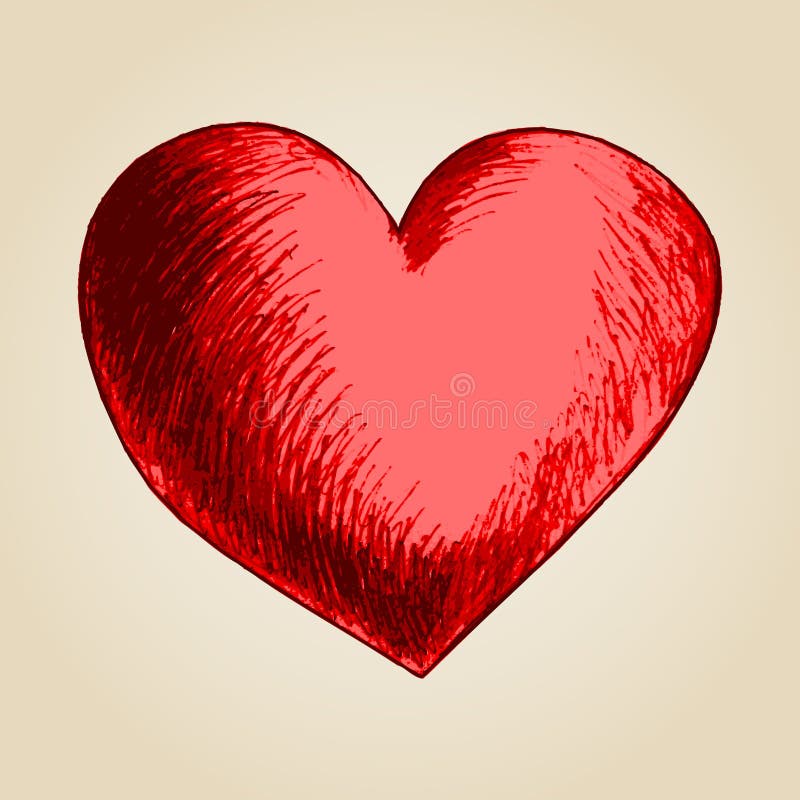 Símbolo del corazón ilustración del vector. Ilustración de aislado ...