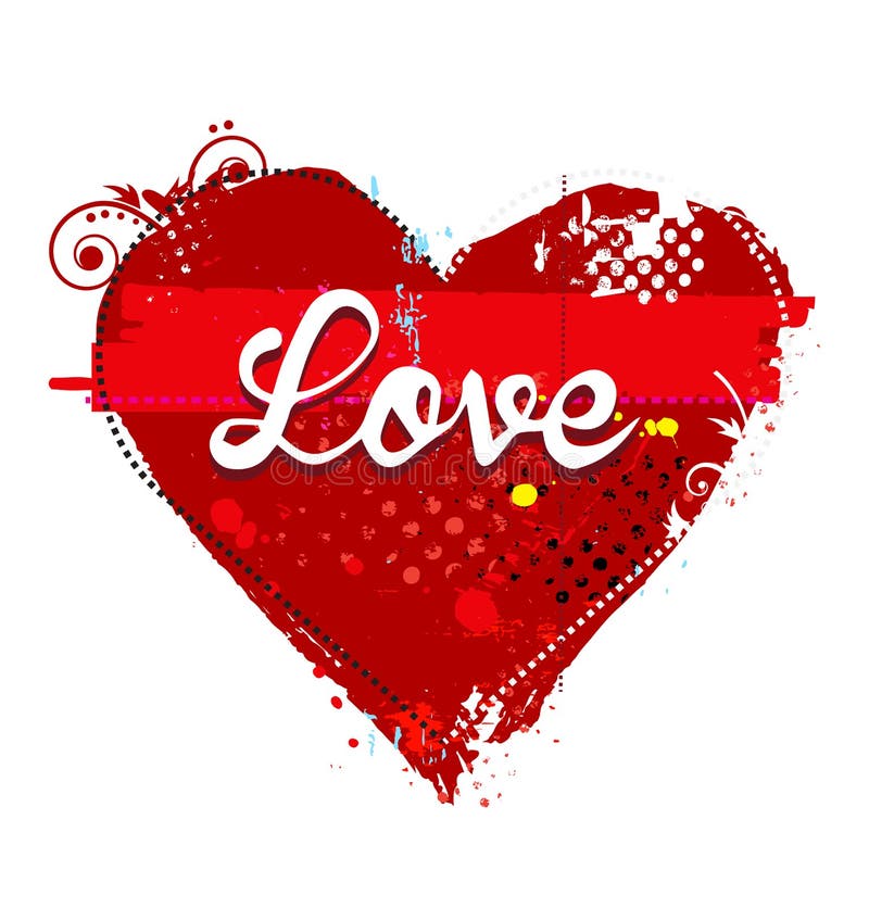 Símbolo del corazón ilustración del vector. Ilustración de valentinas ...