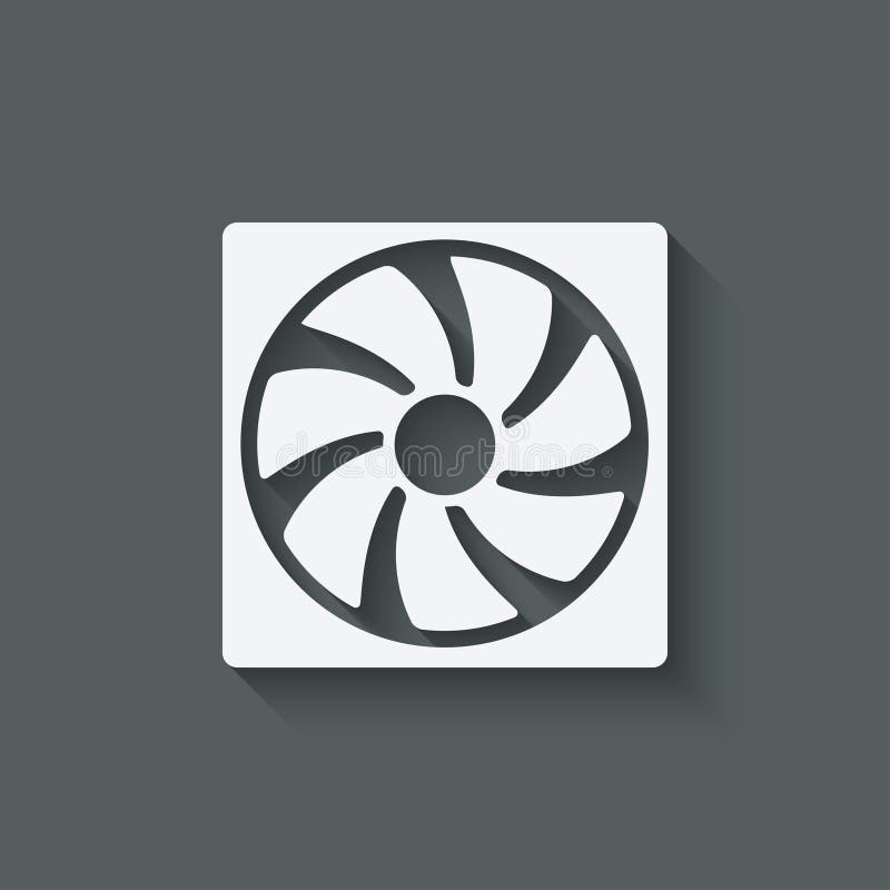 Símbolo Del Diseño De La Fan Ilustración del Vector - Ilustración de ...