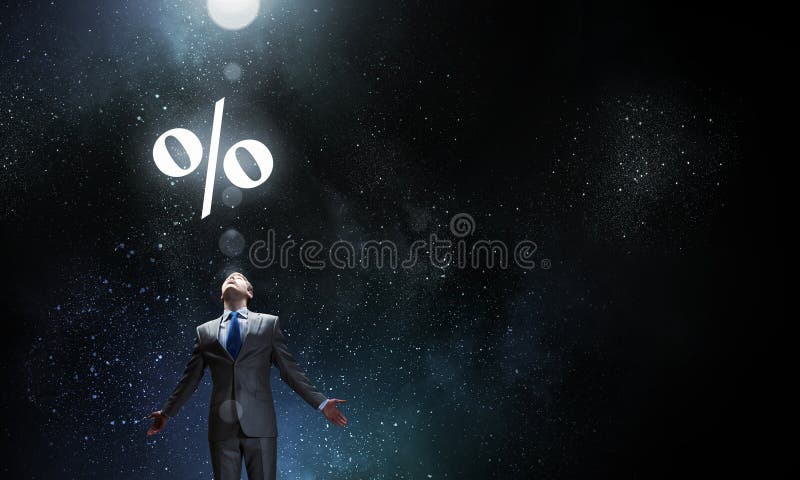 Símbolo Del Interés Imagen Del Concepto Imagen de archivo - Imagen de ...