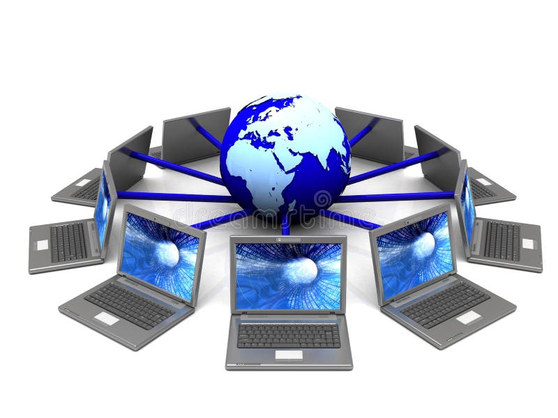 Símbolo del Internet stock de ilustración. Ilustración de internet ...