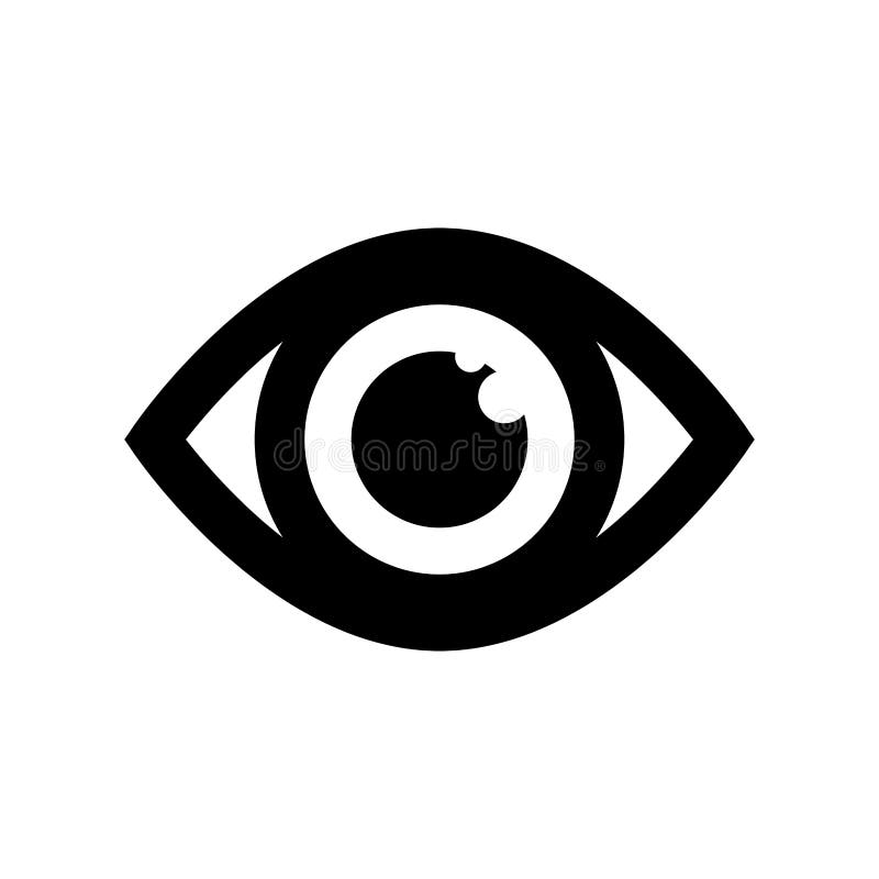Símbolo Del Ojo De La Vigilancia Stock de ilustración - Ilustración de ...
