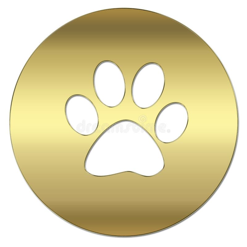 Símbolo del oro stock de ilustración. Ilustración de cromo - 5948286