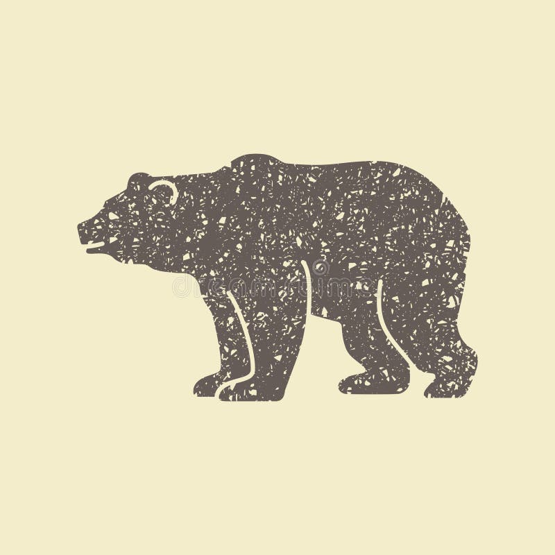 Símbolo Del Oso - Ejemplo Del Vector Ilustración del Vector ...