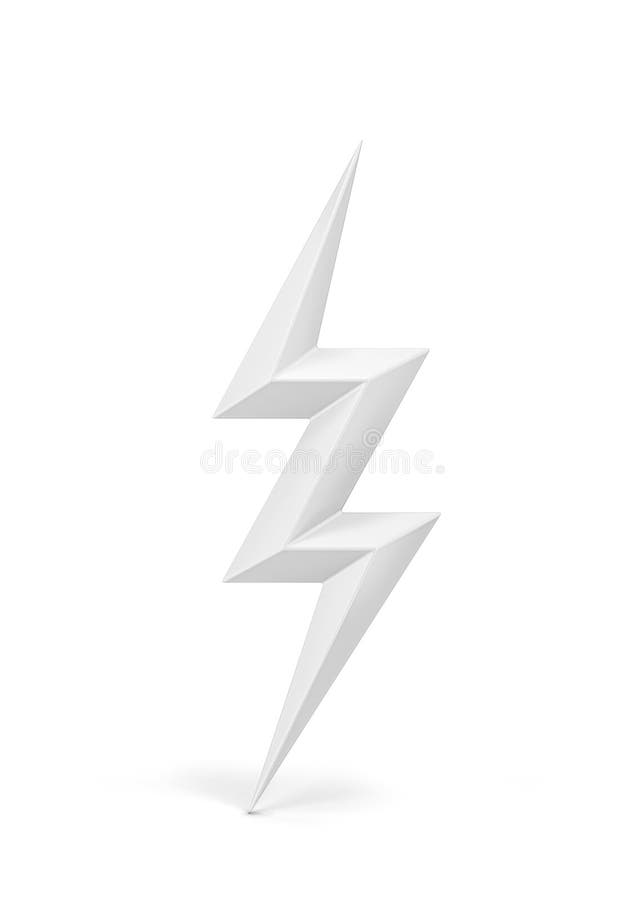 Símbolo del rayo stock de ilustración. Ilustración de brillante - 125183838