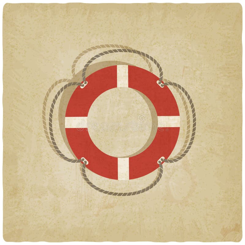 Sistema De Símbolo Del Salvavidas Ilustración del Vector - Ilustración ...