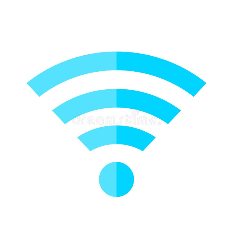 Símbolo Del Vector De La Conectividad De Internet De La Red Inalámbrica ...