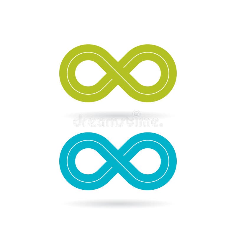 Símbolo Del Vector Del Infinito Del Lazo Ilustración del Vector ...