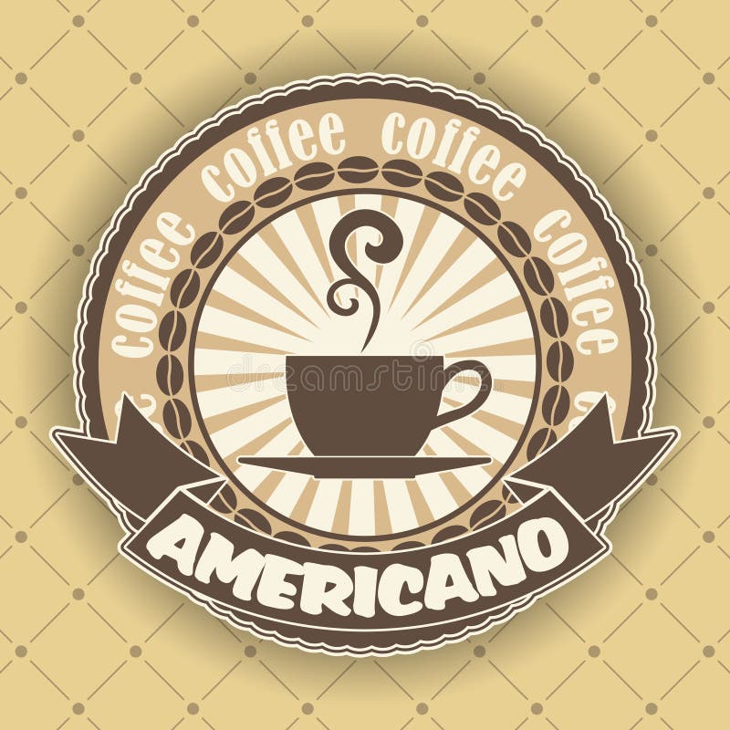 Símbolo do café ilustração do vetor. Ilustração de café - 16889217