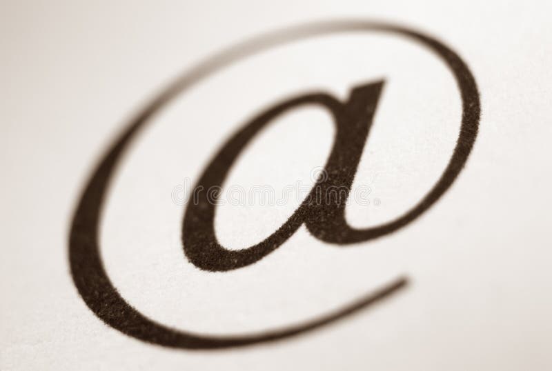 Símbolo do email. foto de stock. Imagem de computador - 1858268