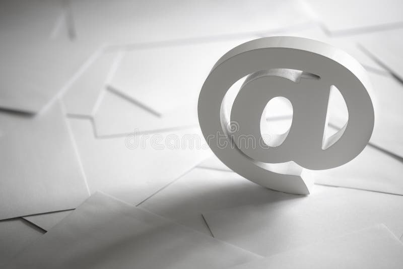 Símbolo do email imagem de stock. Imagem de envelope - 52796091
