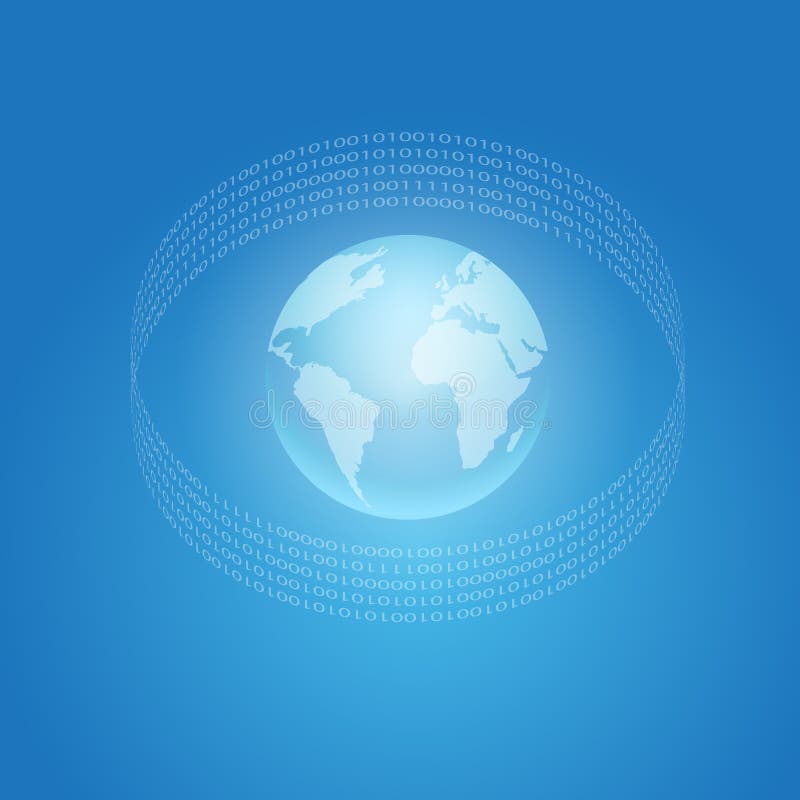 Símbolo Da Internet E Do Mundo Ilustração do Vetor - Ilustração de ...