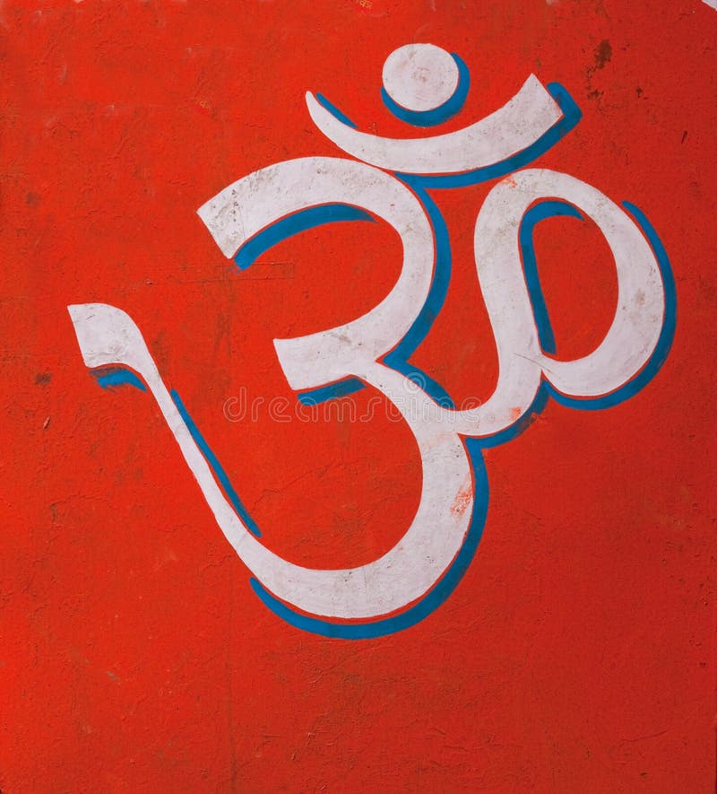 Símbolo do OM foto de stock. Imagem de devanagari, conceptual - 48844776