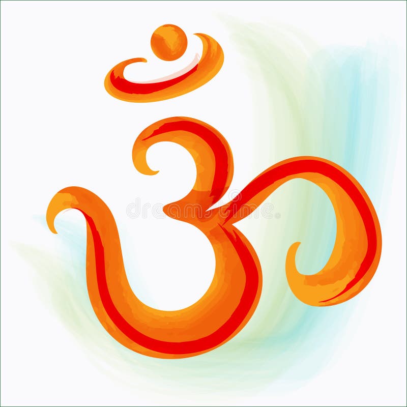 Símbolo do OM ilustração do vetor. Ilustração de preto - 53436236