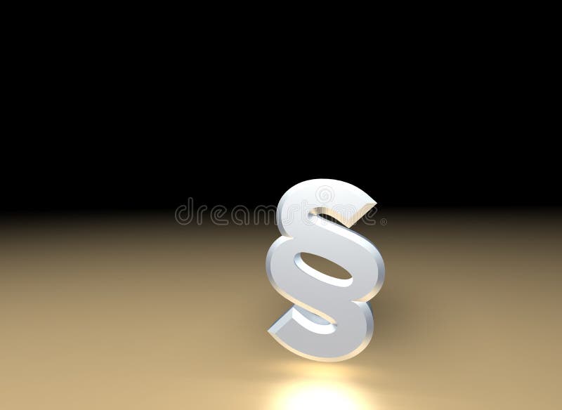 Sinal Artístico Do Parágrafo Ilustração do Vetor - Ilustração de corte ...