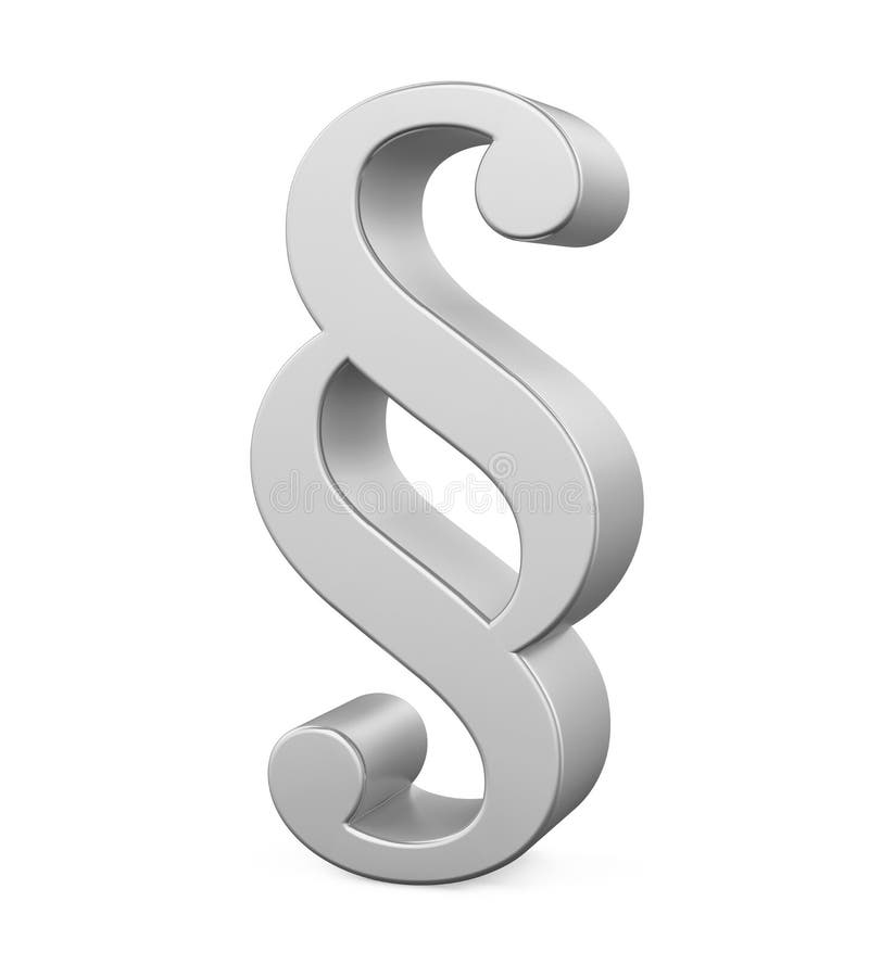 Símbolo Do Parágrafo Isolado Ilustração Stock - Ilustração de advogado ...