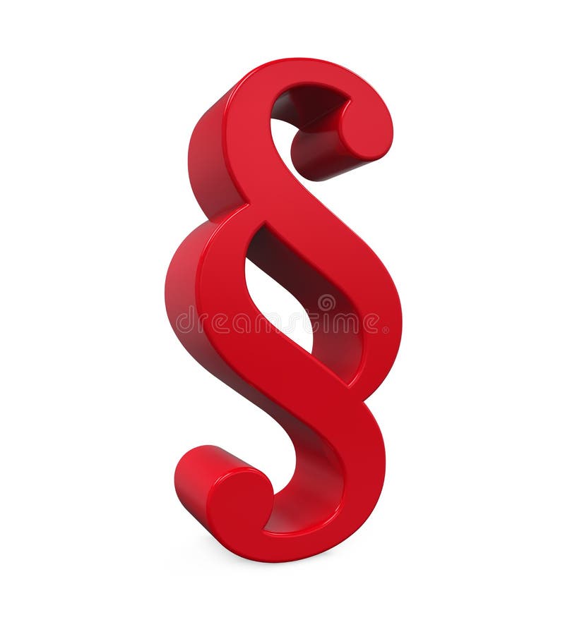 Símbolo Do Parágrafo Isolado Ilustração Stock - Ilustração de ...