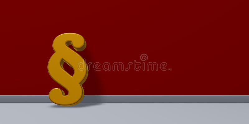 Símbolo Do Parágrafo No Fundo Vermelho Ilustração Stock - Ilustração de ...