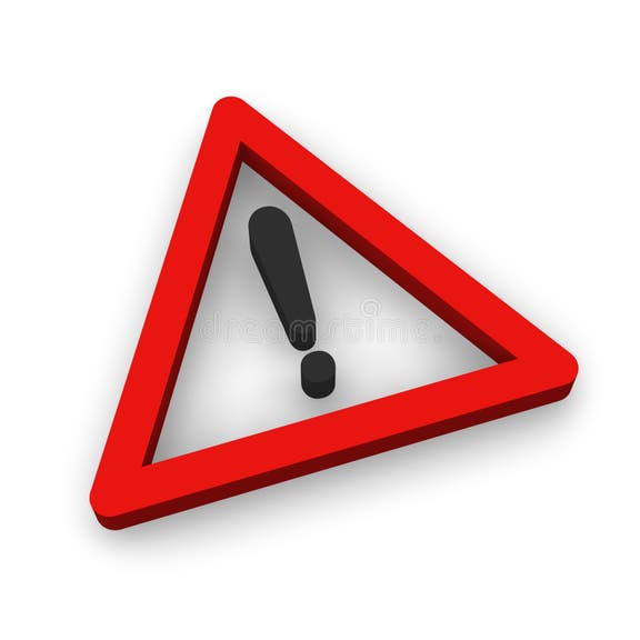 Símbolo do perigo ilustração stock. Ilustração de expulso - 9425873