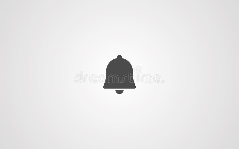 Símbolo Do Sinal Do ícone Do Vetor De Bell Ilustração do Vetor ...