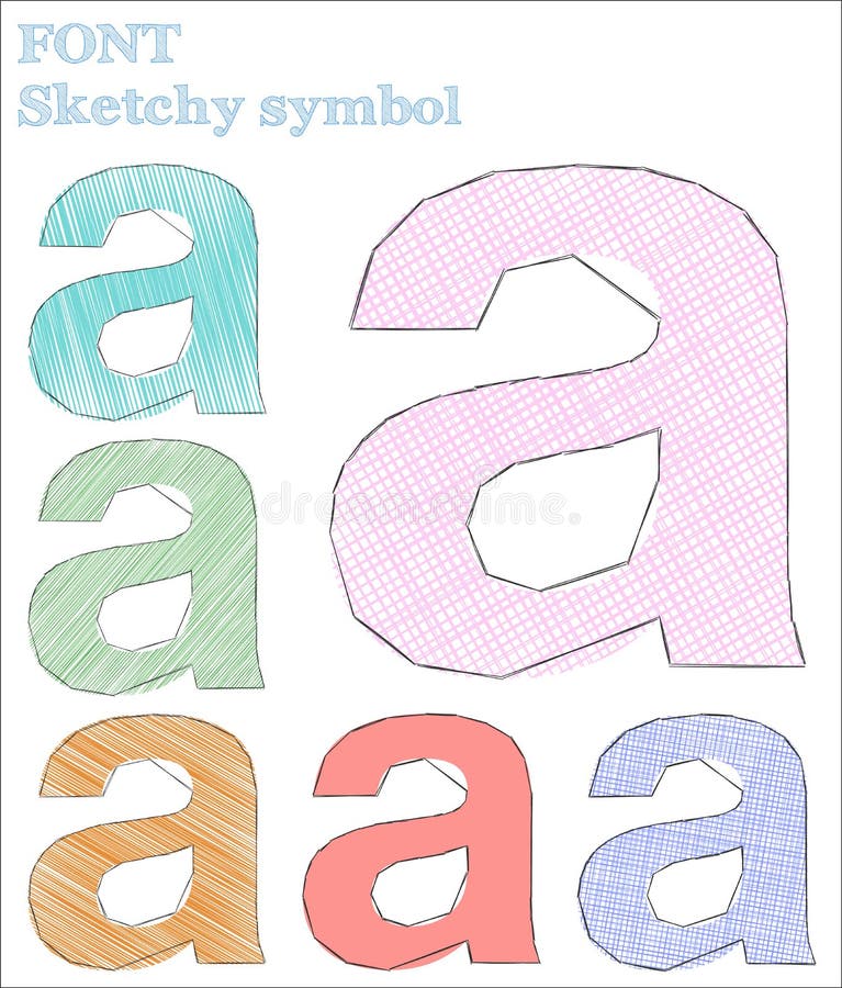 Símbolo Incompleto De La Fuente Ilustración del Vector - Ilustración de ...