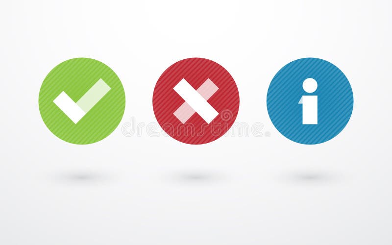 Vector Blanco Y Negro Correcto E Incorrecto Ilustración del Vector ...