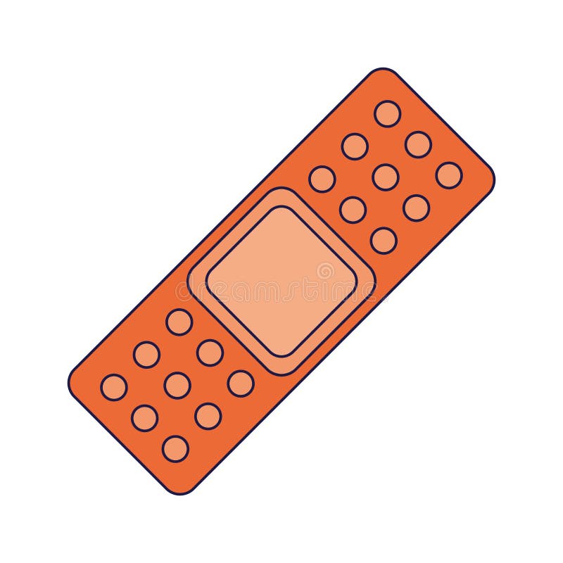 Símbolo Médico De La Tirita Ilustración del Vector - Ilustración de ...