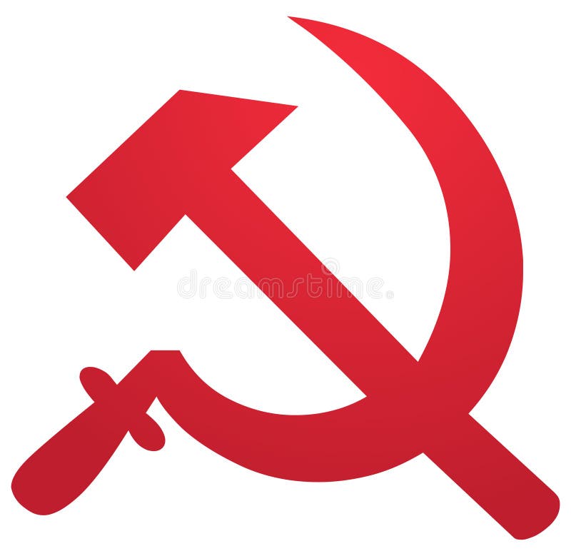 Ilustração Comunista Do Símbolo Do Logotipo Do Comunismo Ilustração do ...