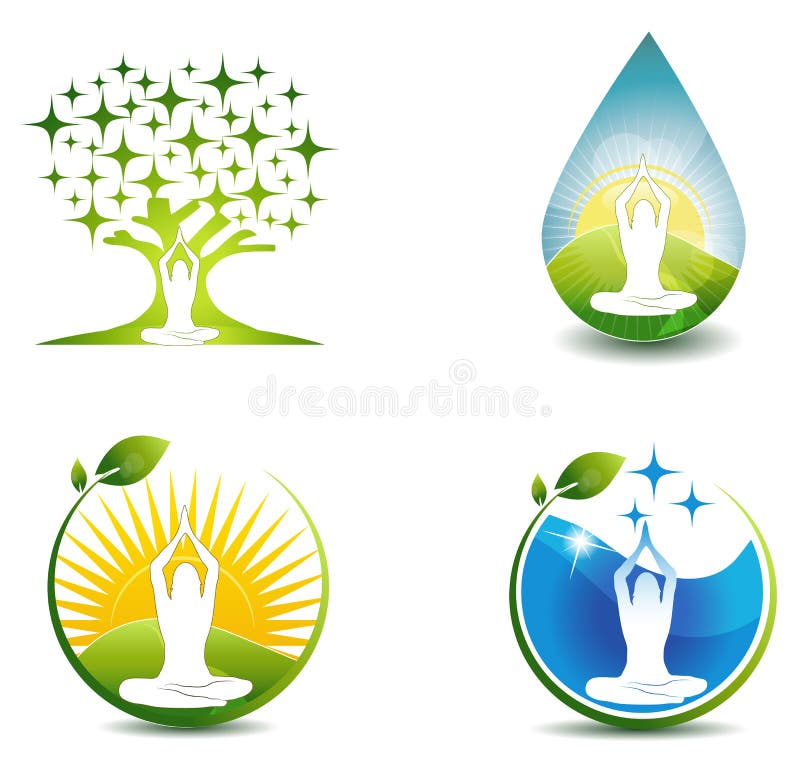 Símbolos de relajación ilustración del vector. Ilustración de negocios ...