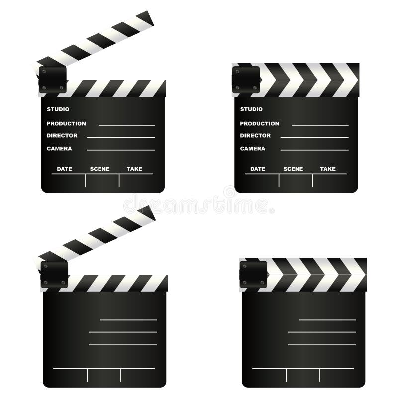 Símbolos del cine ilustración del vector. Ilustración de vector - 34828765