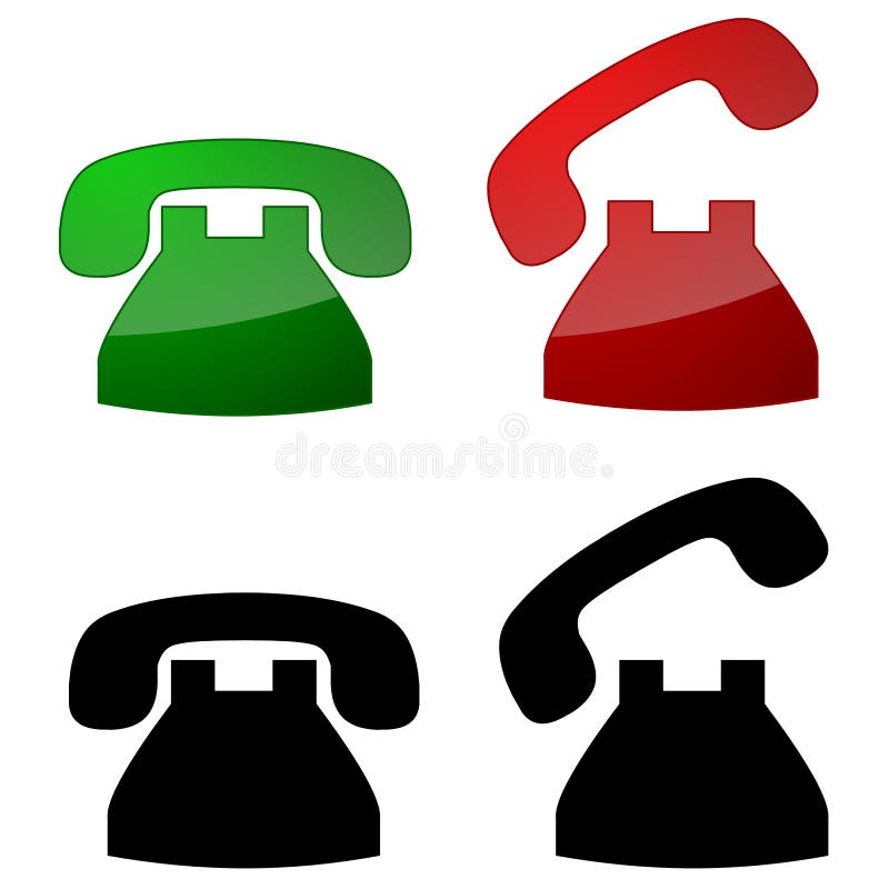 Símbolos del teléfono stock de ilustración. Ilustración de teléfono ...