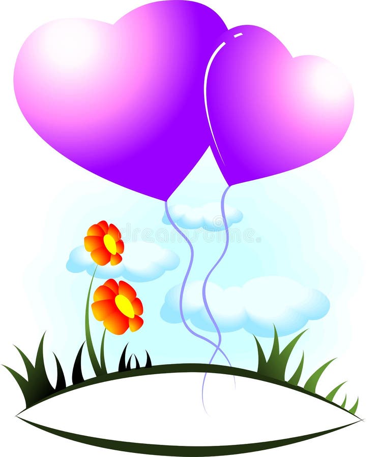 Símbolos do amor ilustração do vetor. Ilustração de fundo - 21780881