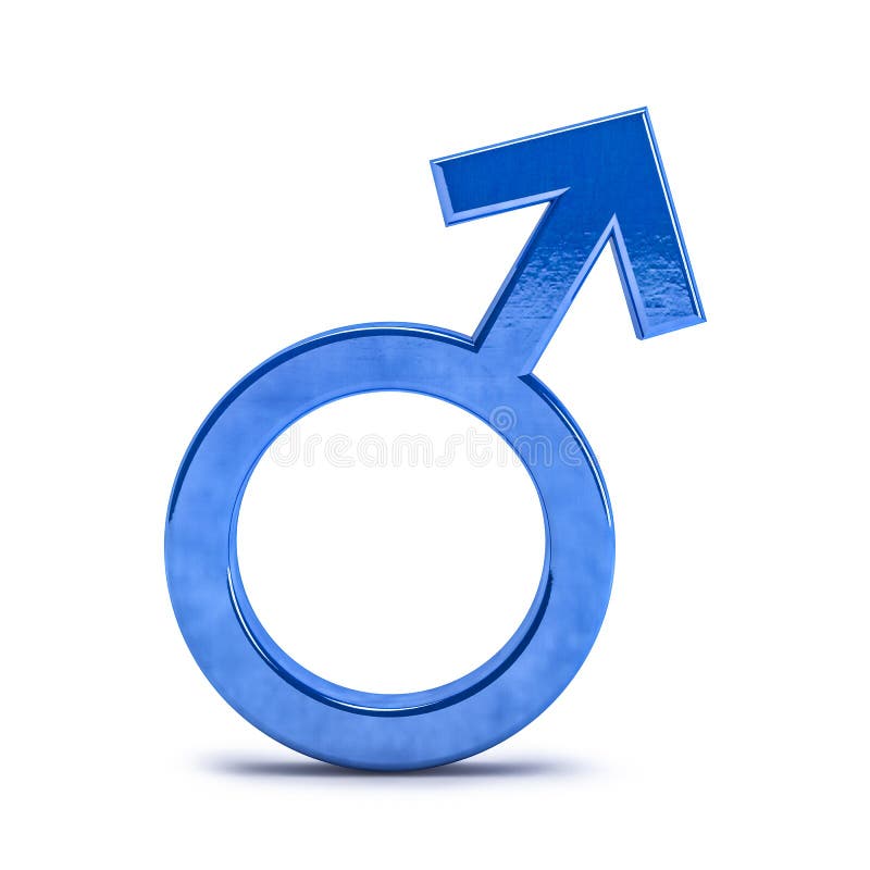 Símbolos Do Gênero Do Homem E Da Mulher 3d Ilustração Stock ...