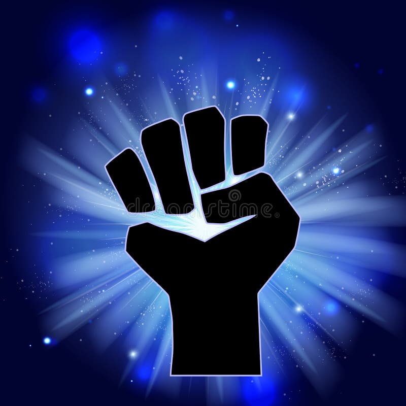 Símbolos do poder ilustração stock. Ilustração de roupa - 45798268