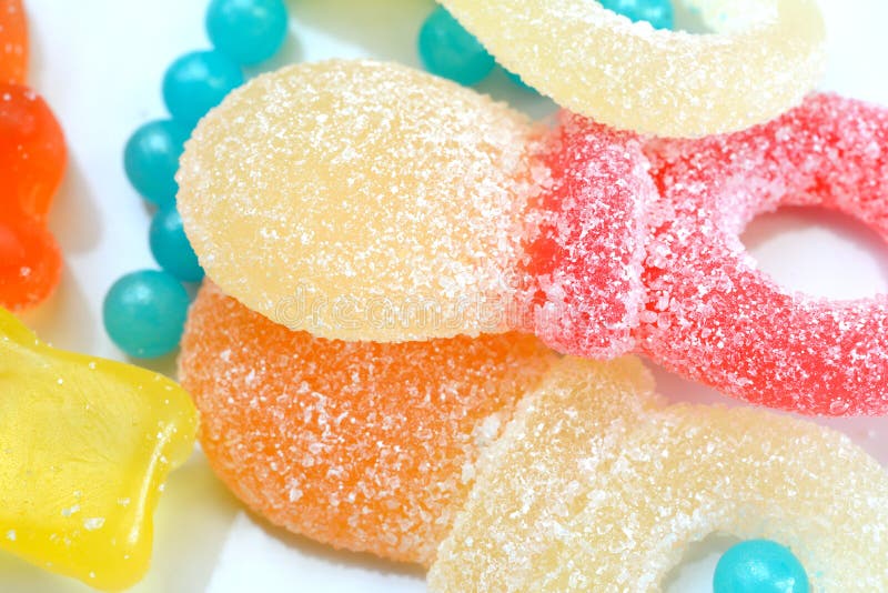 Söta godisar arkivfoto. Bild av godis, fruktsaft, socker - 32007328