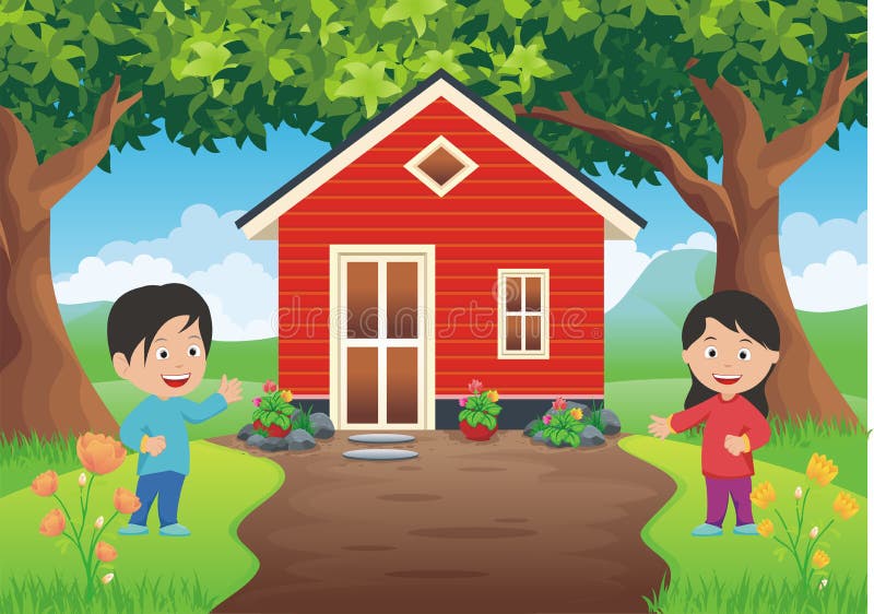Haus Kind Stock Illustrationen, Vektors, & Klipart – (35,563 Stock ...