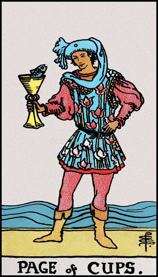 Tarot Card, Restored, Enhanced, and Modified Stock Illustration ...