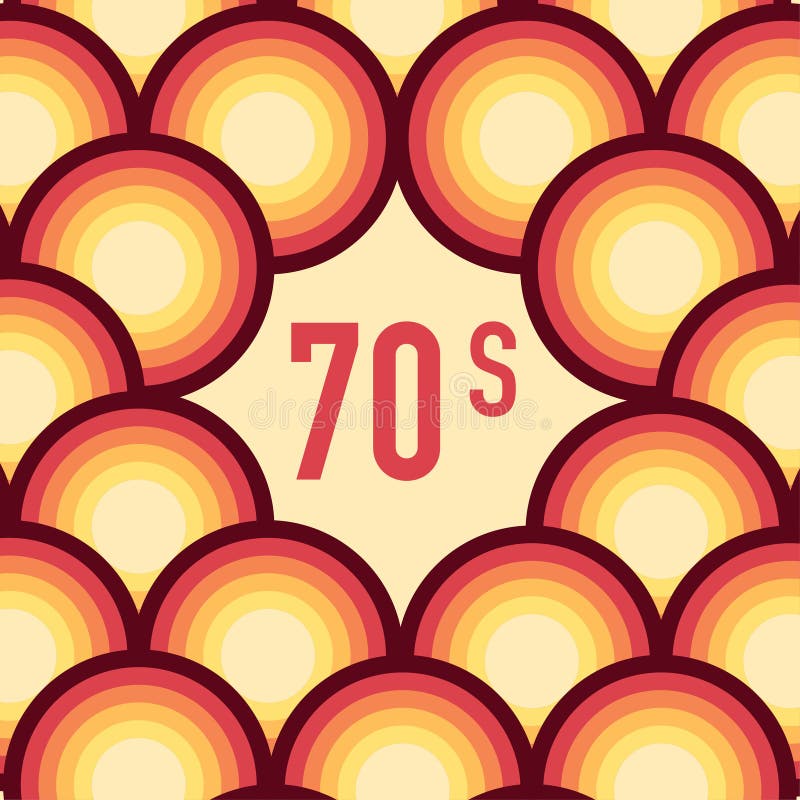 70s, 1970 Abstract Vector Stock Retro Lines Background. Vector ...