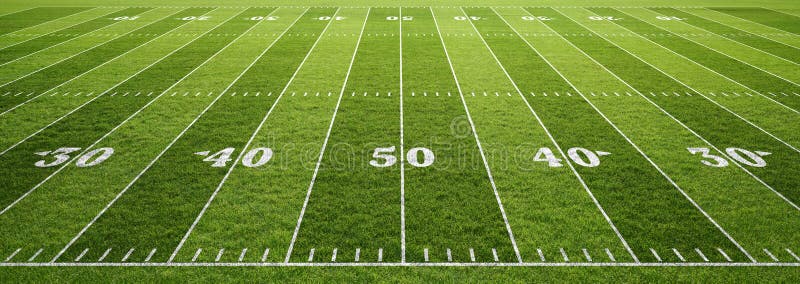 American football field stock image. Image of american - 332525055
