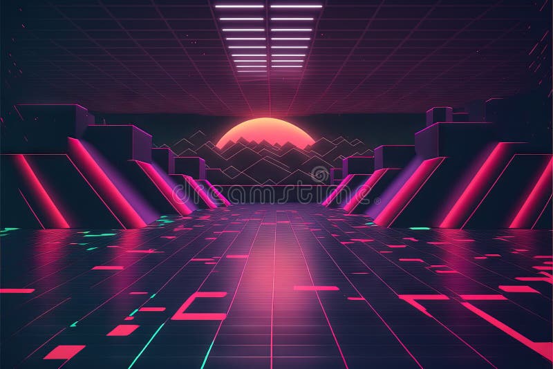 80s Style Background Wallpaper - Negative Space Background - Free Space ...