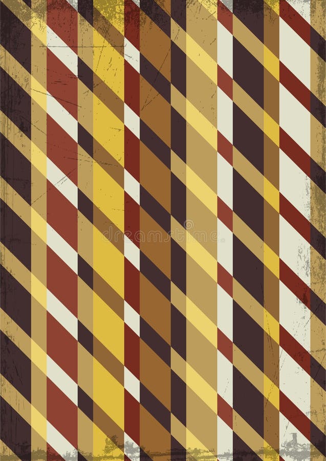 1970s Background Vector Geometric Pattern Stock Vector - Illustration ...