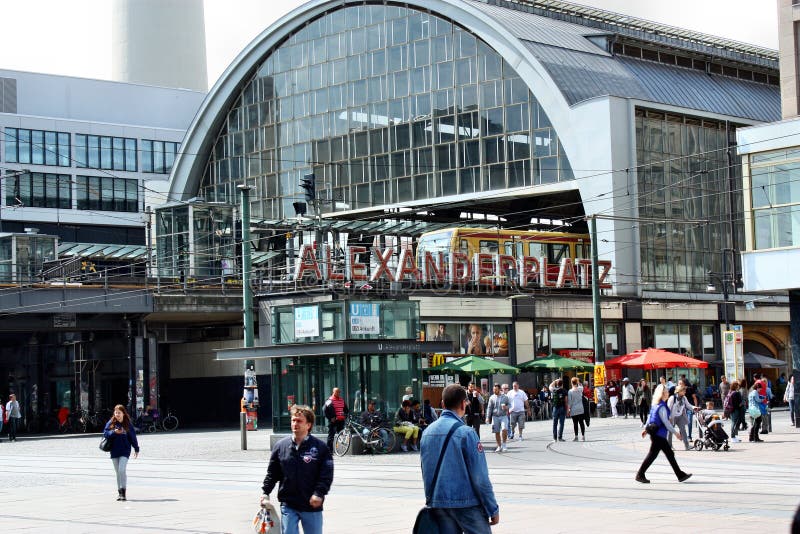 S-bahn Station Alexanderplatz Editorial Image - Image of nature ...