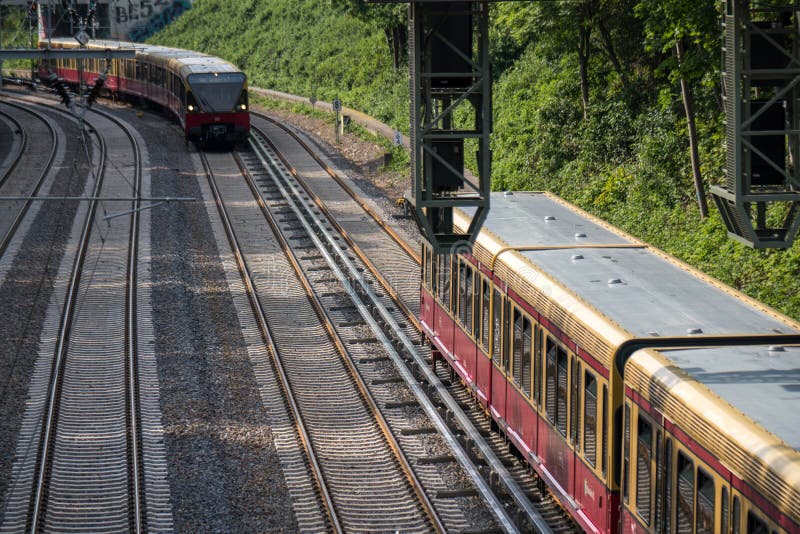 S-Bahn Train, Berlin, Germany Editorial Photo - Image of platform, rail ...