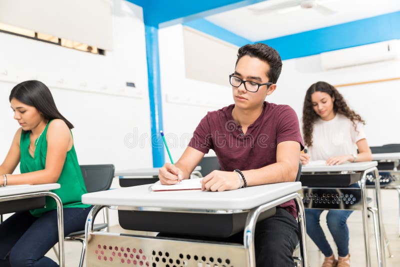 He`s always Been a Focused and Diligent Student Stock Image - Image of ...