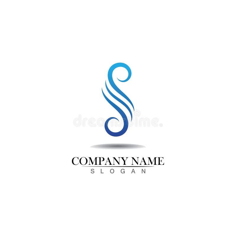 S Blue Logo and Symbols Template Vector. Stock Vector - Illustration of ...