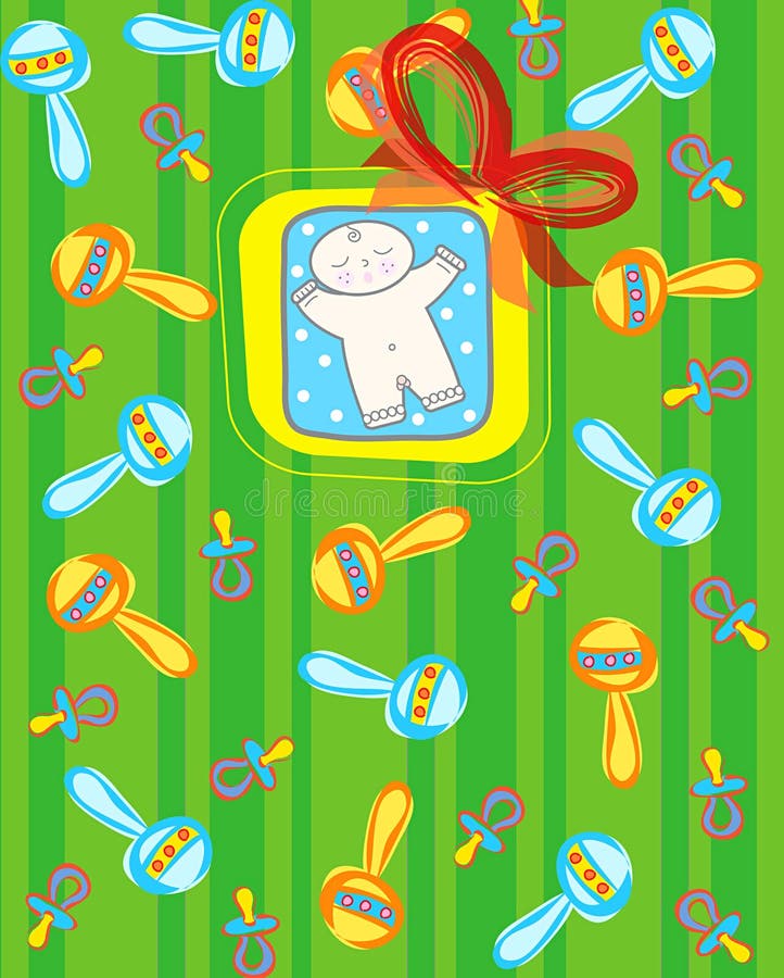 Cartoon baby fair skin boy stock vector. Illustration of decorative ...