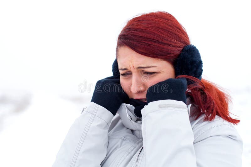 It`s so cold outside stock image. Image of people, megrim - 83611227