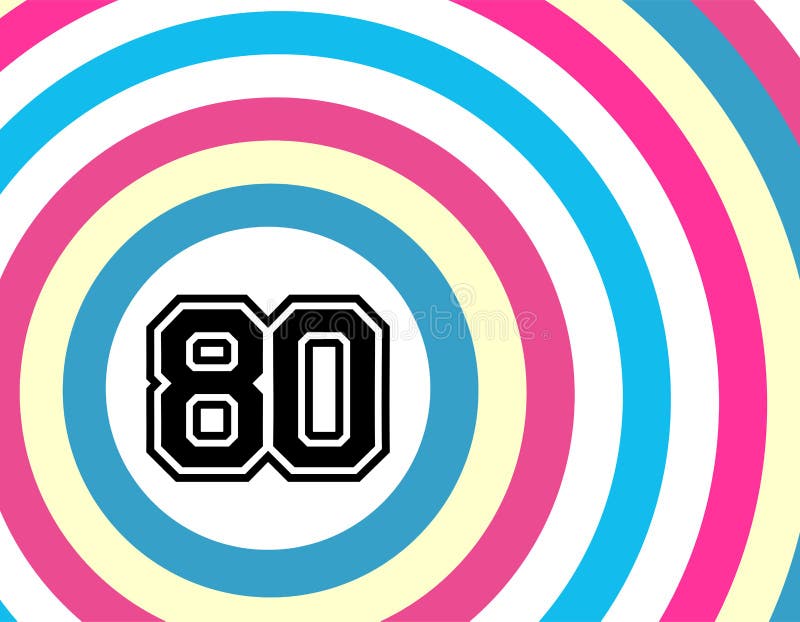 80s decade symbol stock vector. Illustration of eighties - 114517704
